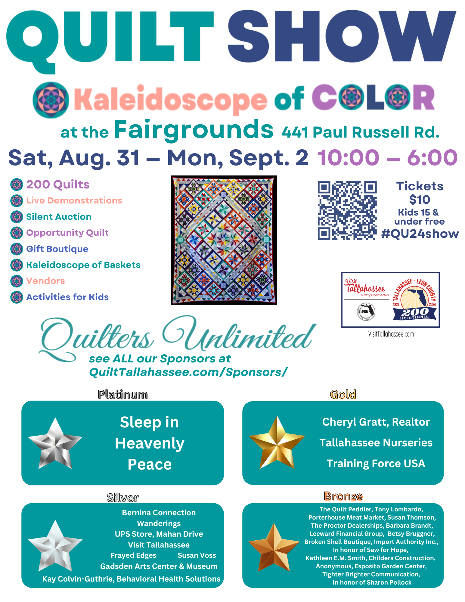 FLYER for 2024 QUILT SHOW